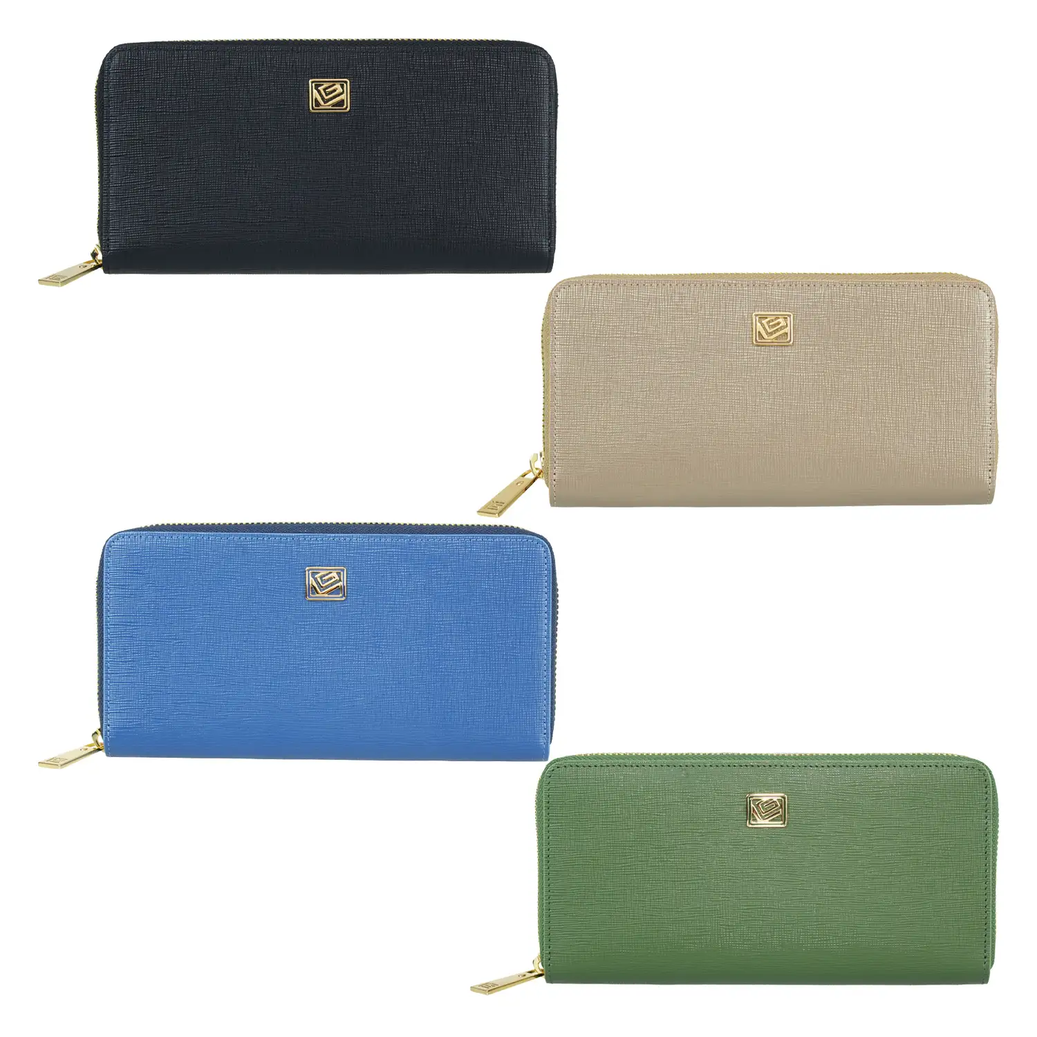 กระเป๋าสตางค์หนังวัว ใบยาวแบบซิปรอบ รุ่น Margo - SHOP CHANNEL ทีวี ...